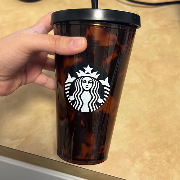 Starbucks | Kitchen | Starbucks Tortoise Shell Grande 6 Oz Tumbler ...
